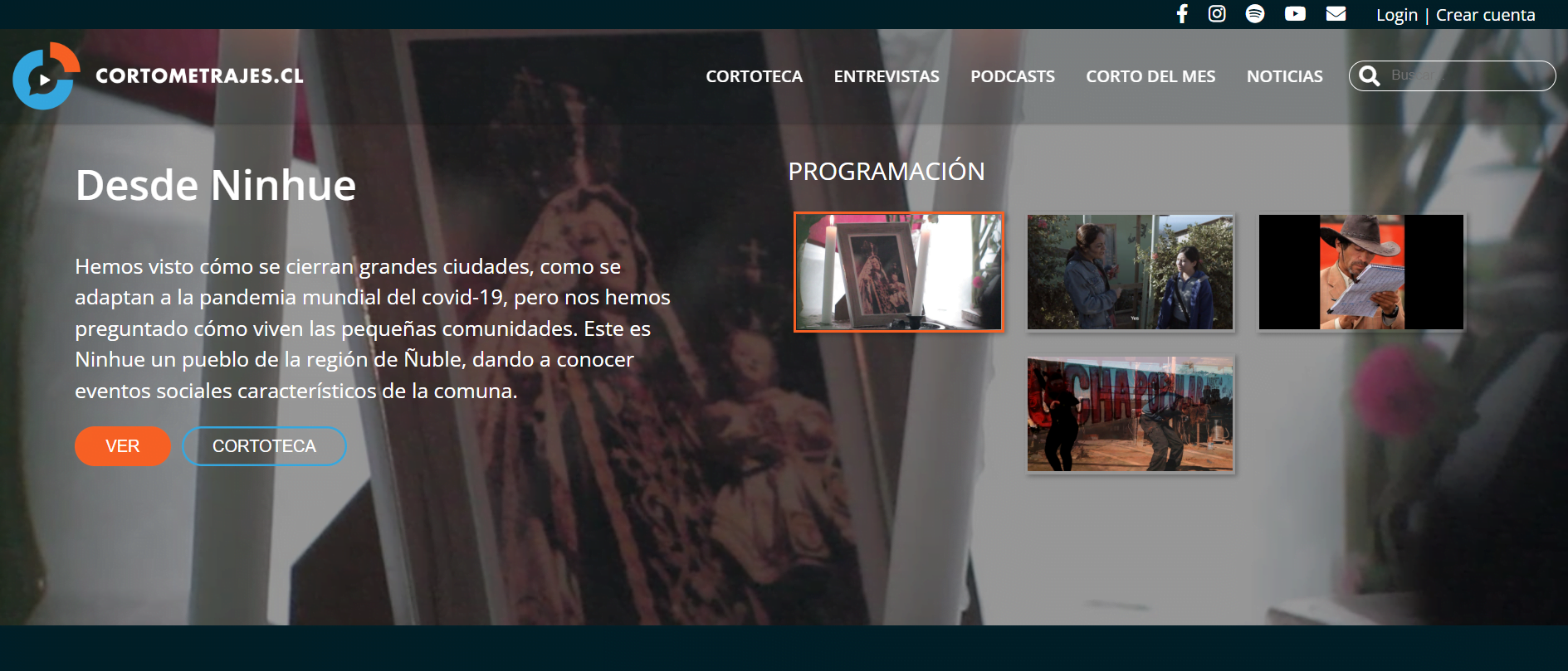 Conoce la nueva plataforma que difunde únicamente cortometrajes ...