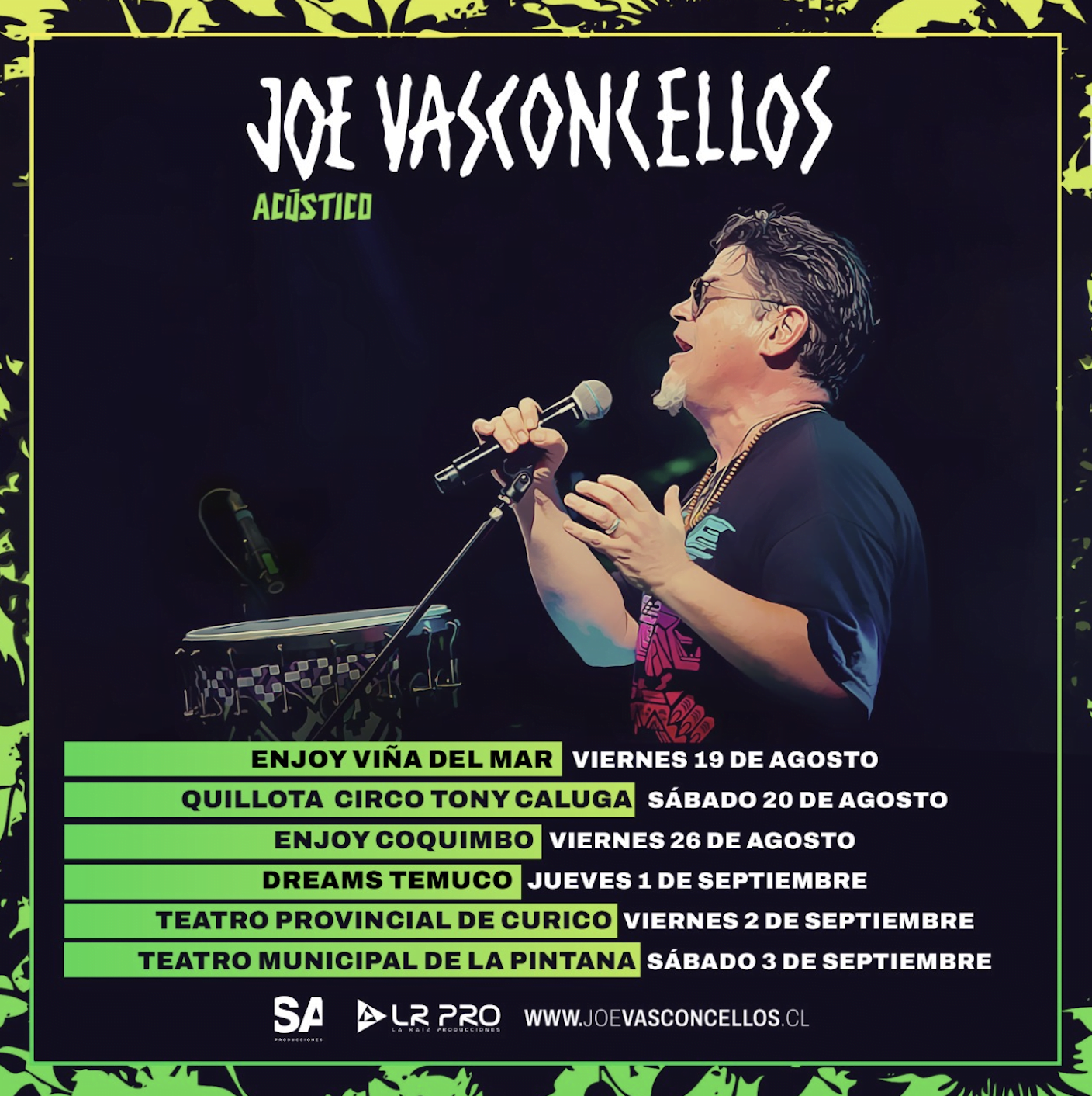 Joe Vasconcellos anuncia su gira de conciertos acústicos – G5noticias