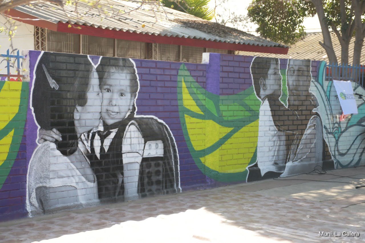 Escuela “El Libertador” inaugura mural de su fachada realizada por ...