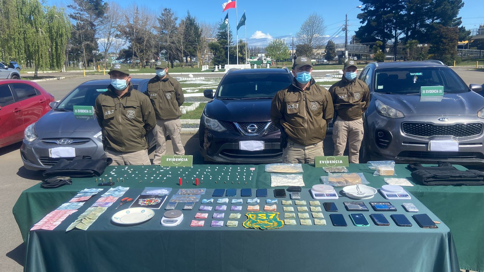 Operación «Punto Negro» desbarata red de tráfico de drogas en Lota y ...