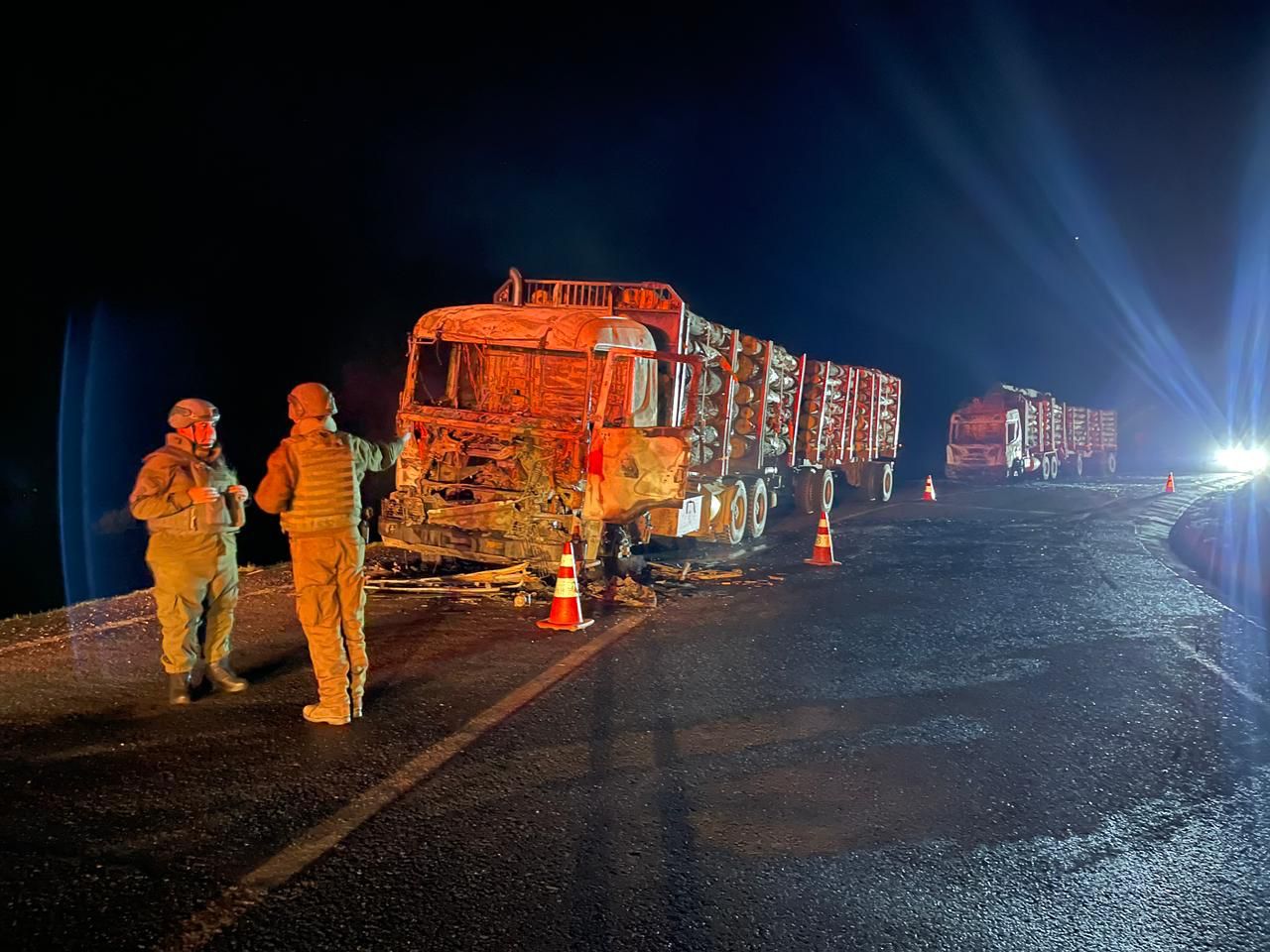 Ataque incendiario afecta a camiones en ruta Purén-Lumaco – G5noticias