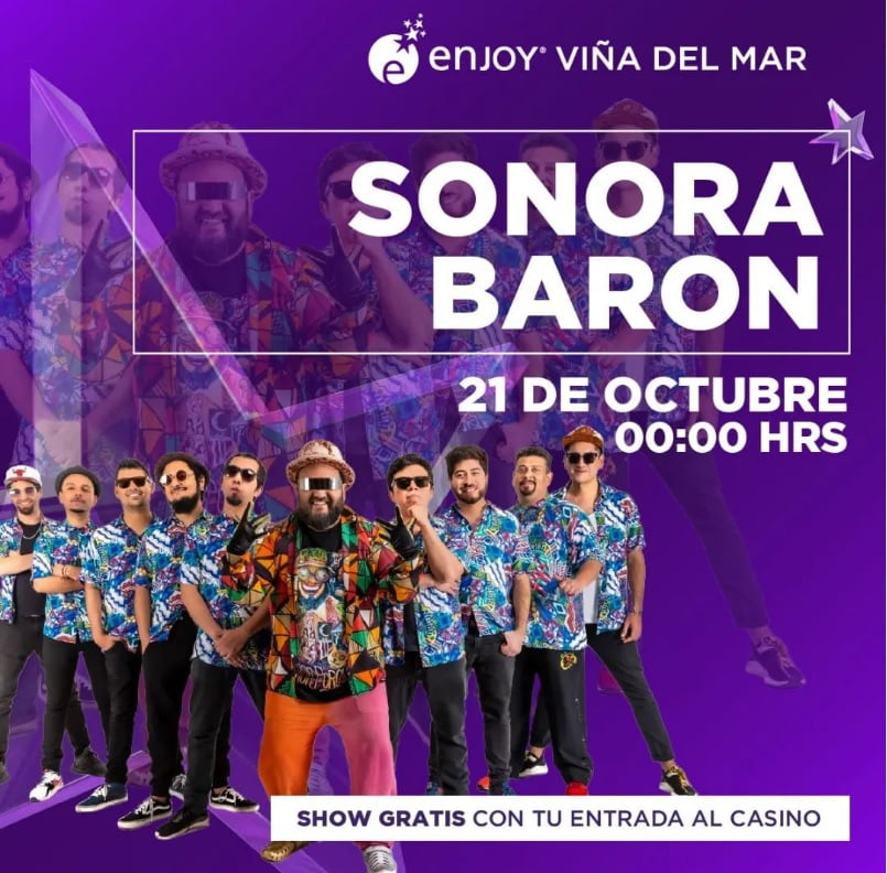 Sonora Barón y La Noche llegan a Viña del Mar, en shows gratuitos, para ...