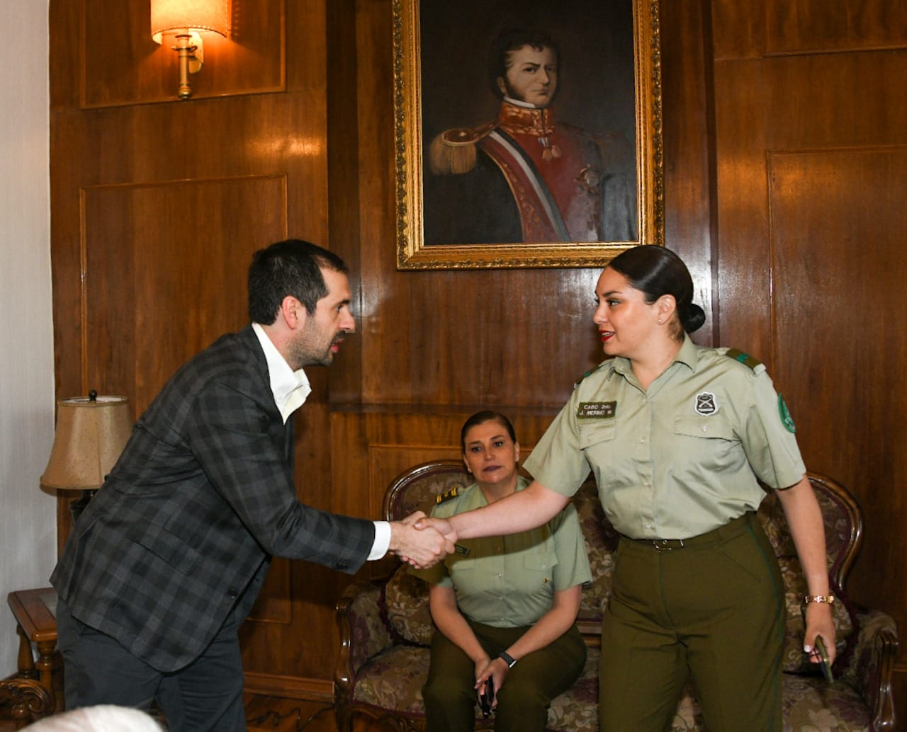 Ministros Grau y Orellana se reunieron con el General Yáñez, oficiales ...
