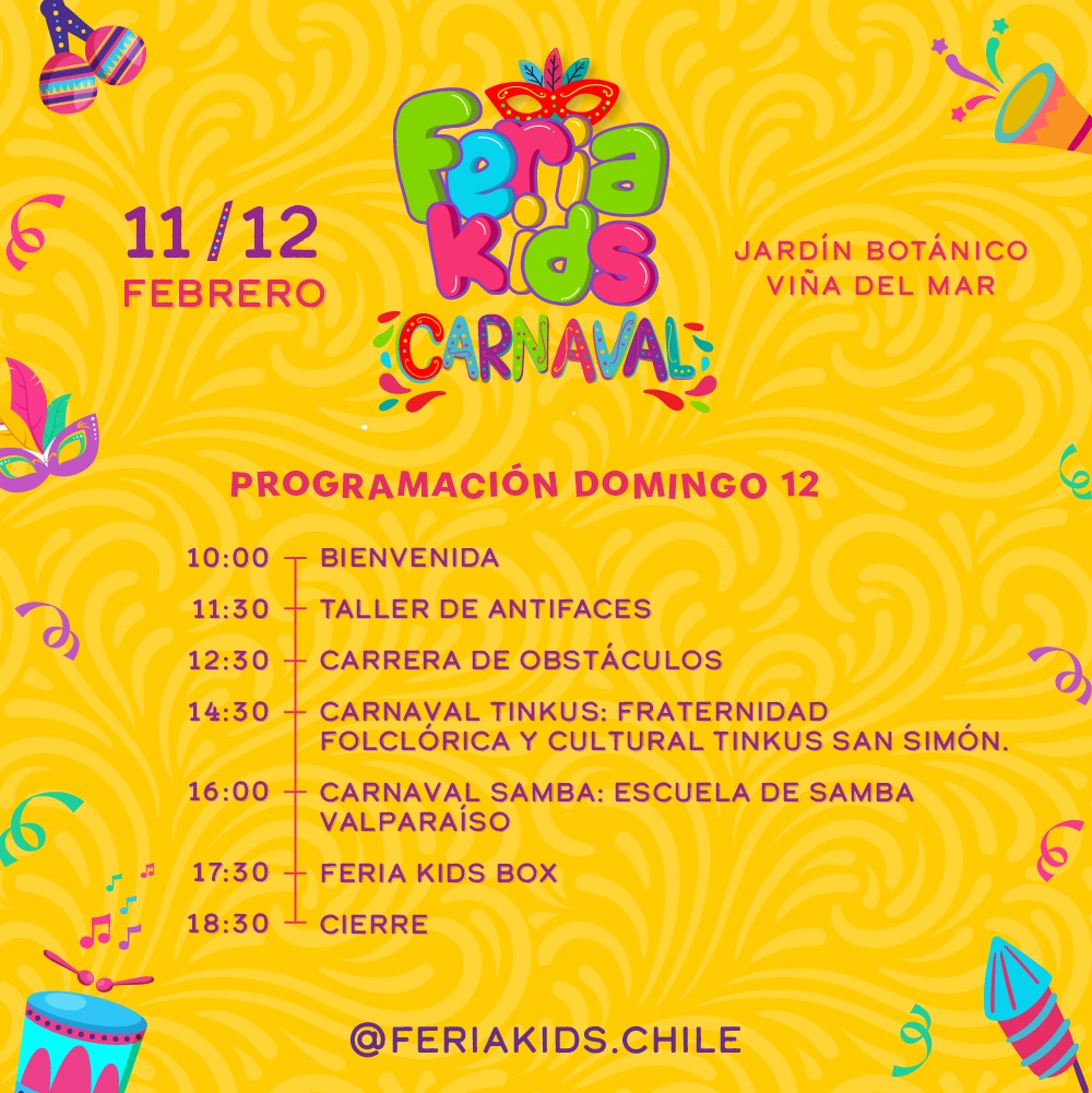 Feria Kids Carnaval se celebra en el Jardín Botánico con agrupaciones ...