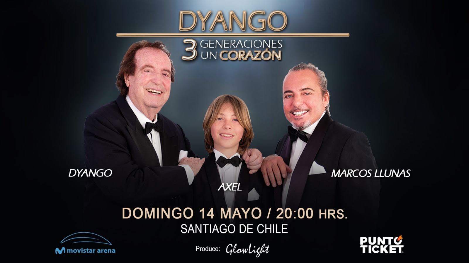 Dyango anuncia concierto junto a Marcos Llunas y su nieto Axel – G5noticias