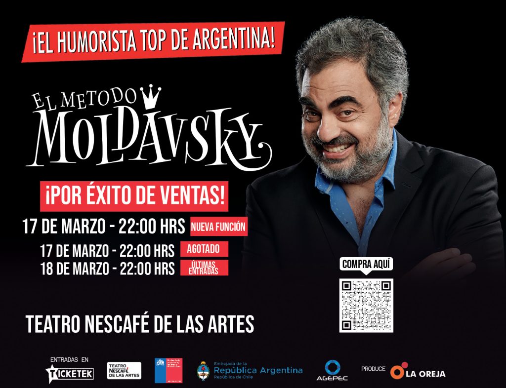 ¡Por éxito de ventas Roberto Moldavsky abre una tercera fecha en el ...