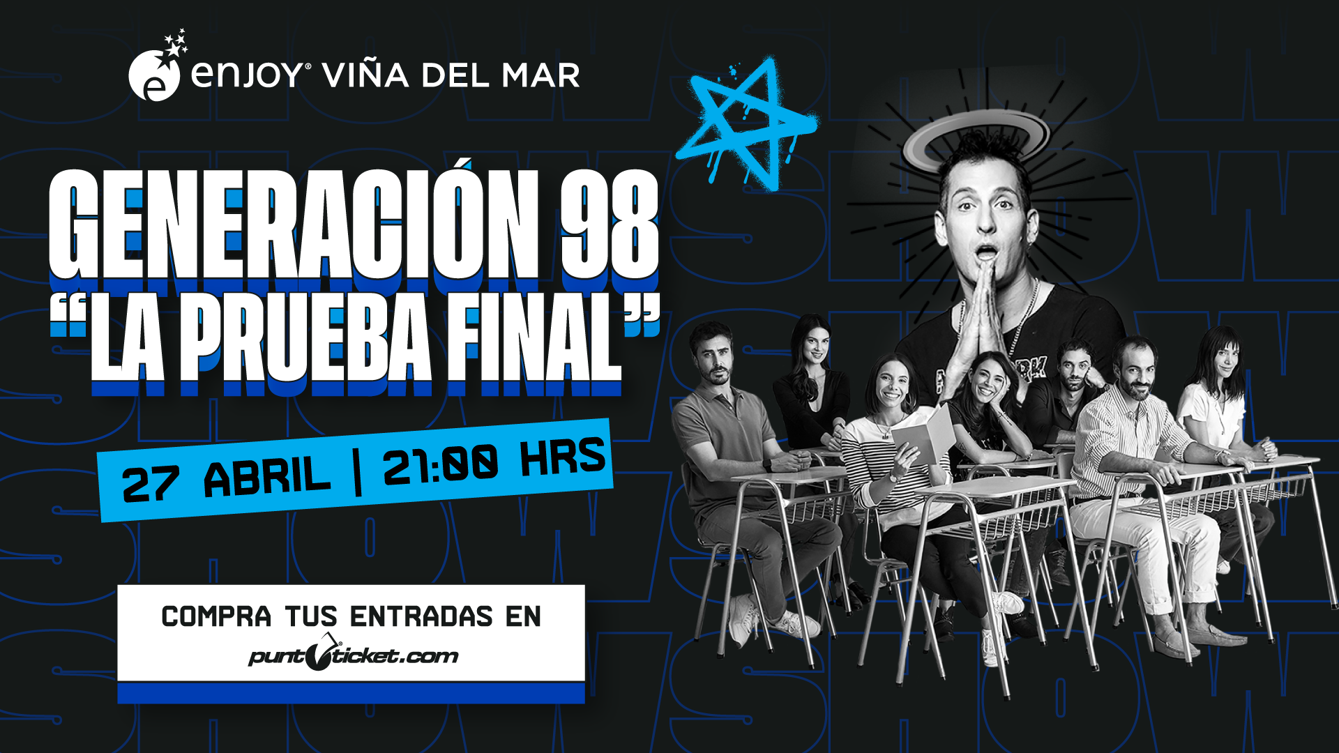 Generación 98 “La Prueba Final” inicia su gira nacional en el casino ...