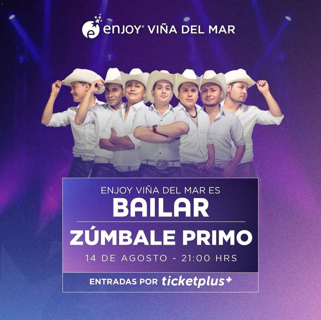 Zúmbale Primo debuta con su ranchera tropical en el casino de Viña del ...