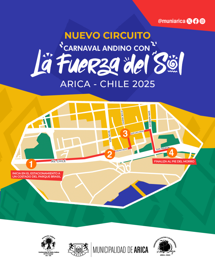 La vigésima segunda versión del Carnaval Andino con la Fuerza del Sol ...