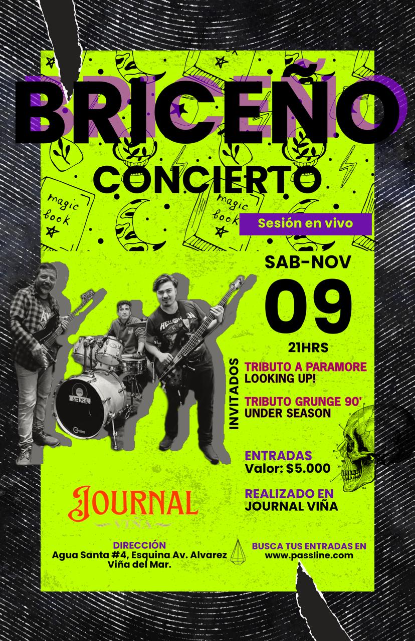 Briceño banda se presenta en Café Journal junto al tributo a Paramore y ...