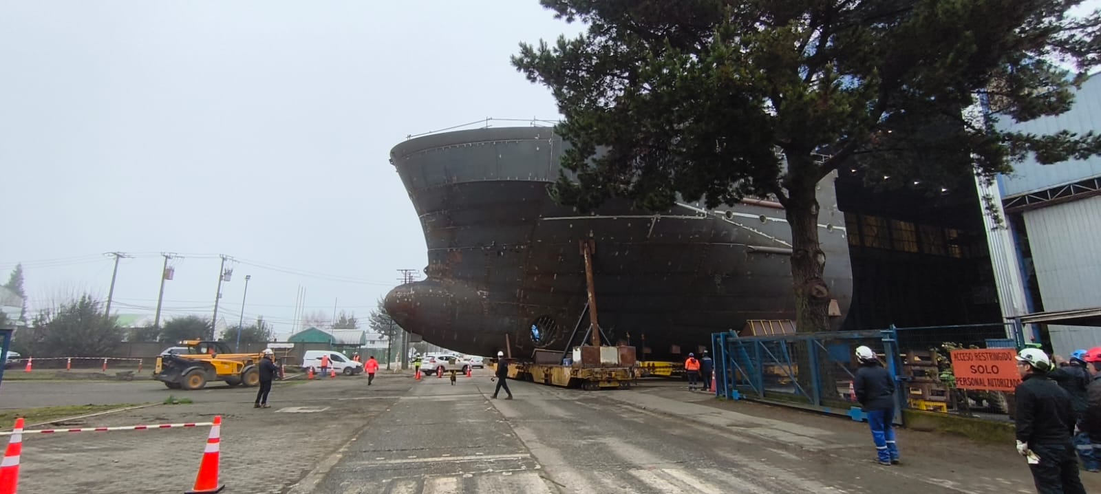 ASENAV realiza impresionante movimiento de pieza para el crucero de ...