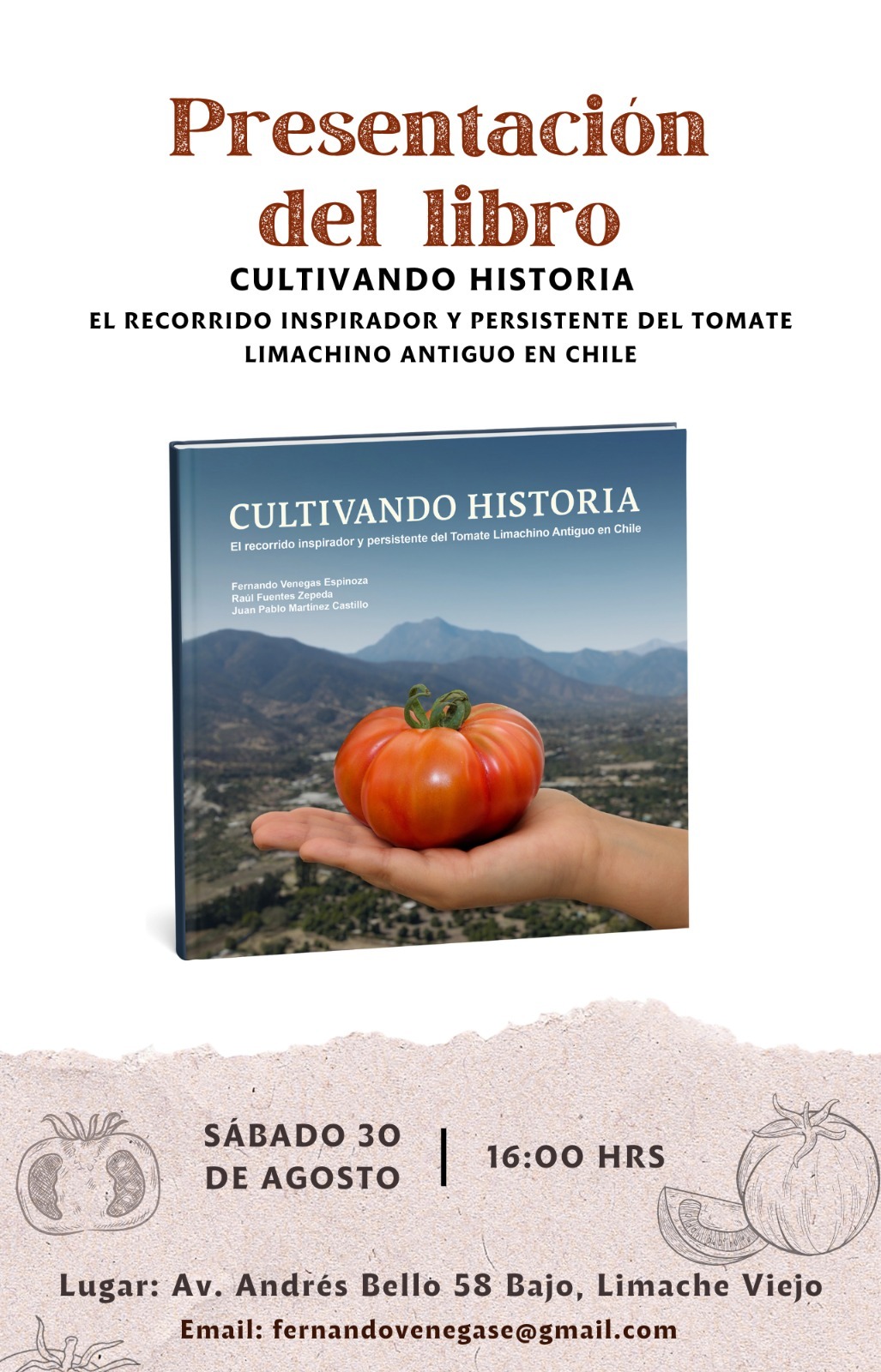Nuevo libro rescata la historia del origen del Tomate Limachino Antiguo ...
