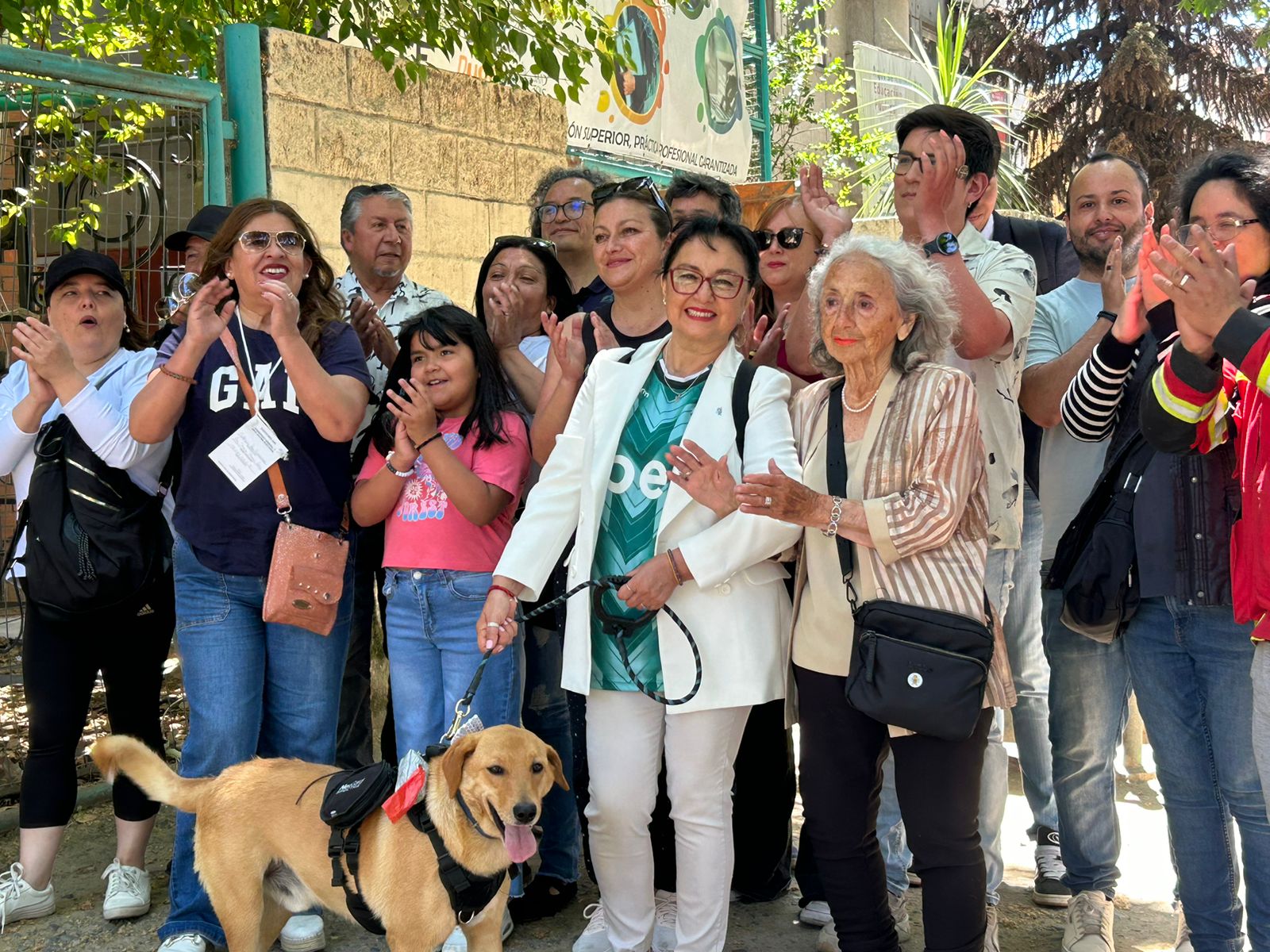 Actual diputada y candidata al Senado Carolina Marzán, tras votar en ...