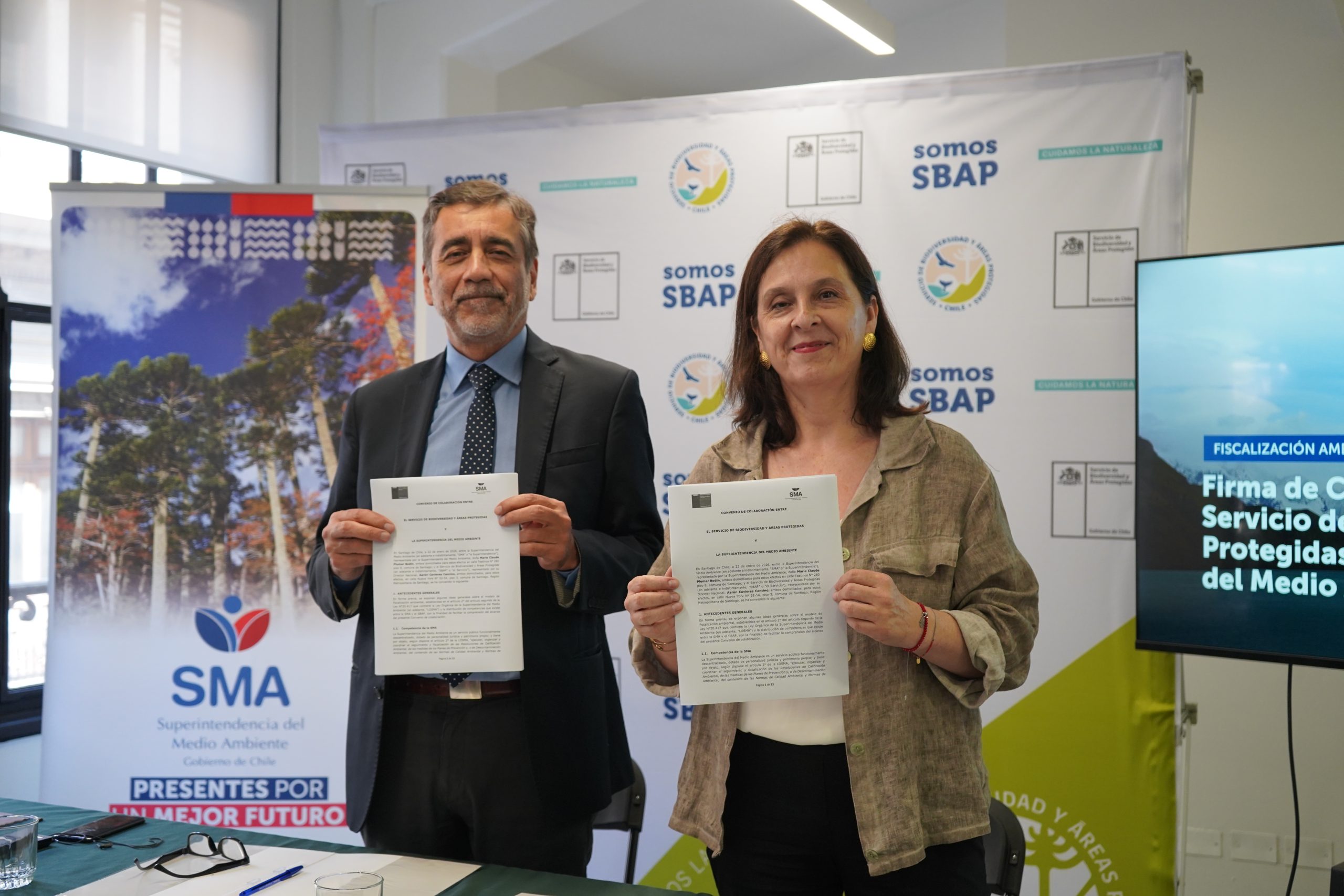SBAP y SMA firman convenio para fortalecer fiscalización ambiental y ...