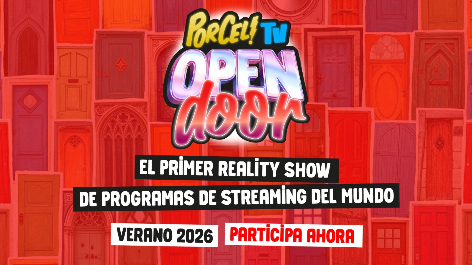 Porcel TV lanza Open Door, el primer reality show de programas de ...